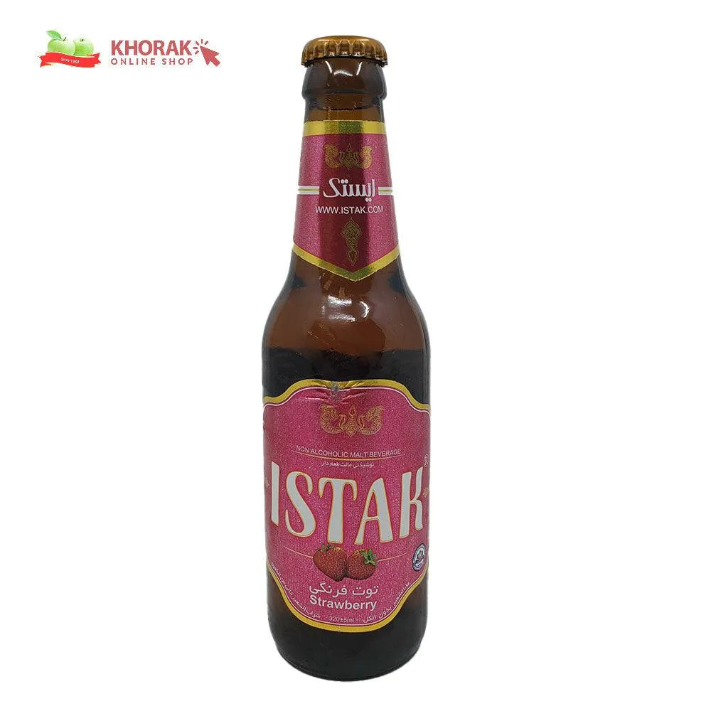 Istak strawberry non alcoholic malt beverage 320ml