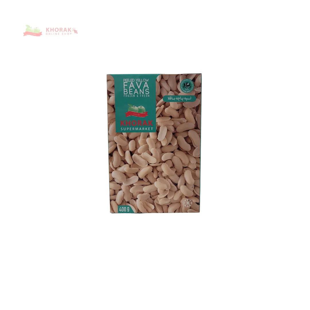 Khorak frozen peeled yellow fava beans 400g
