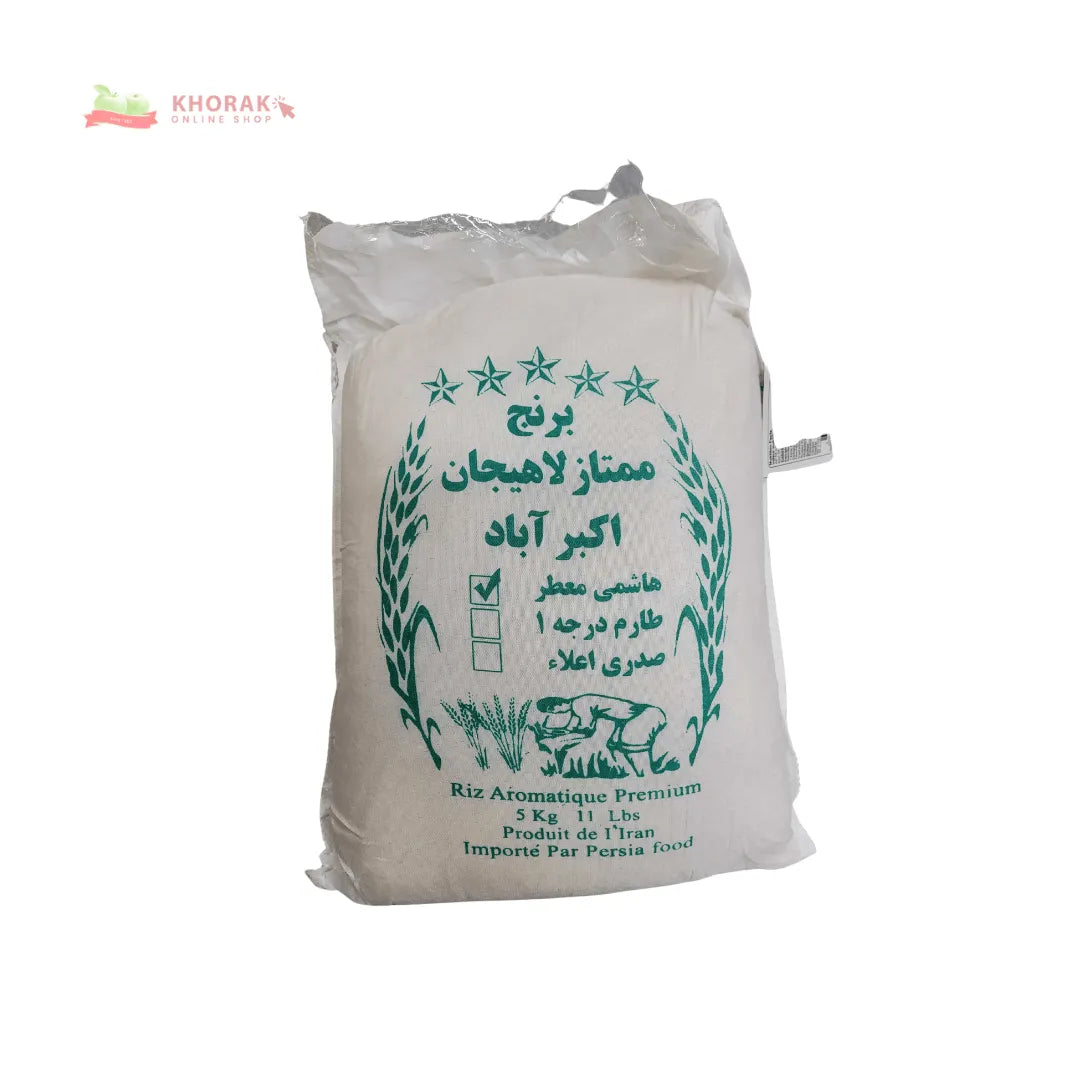 Akbar abad hashemi iranian rice 11lb – Khorak Supermarket