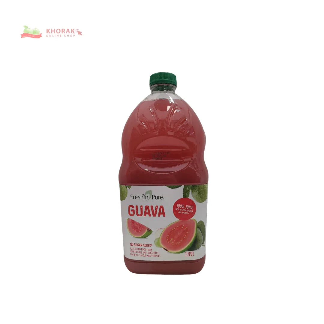 Fresh and pure guava juice 1.89 L