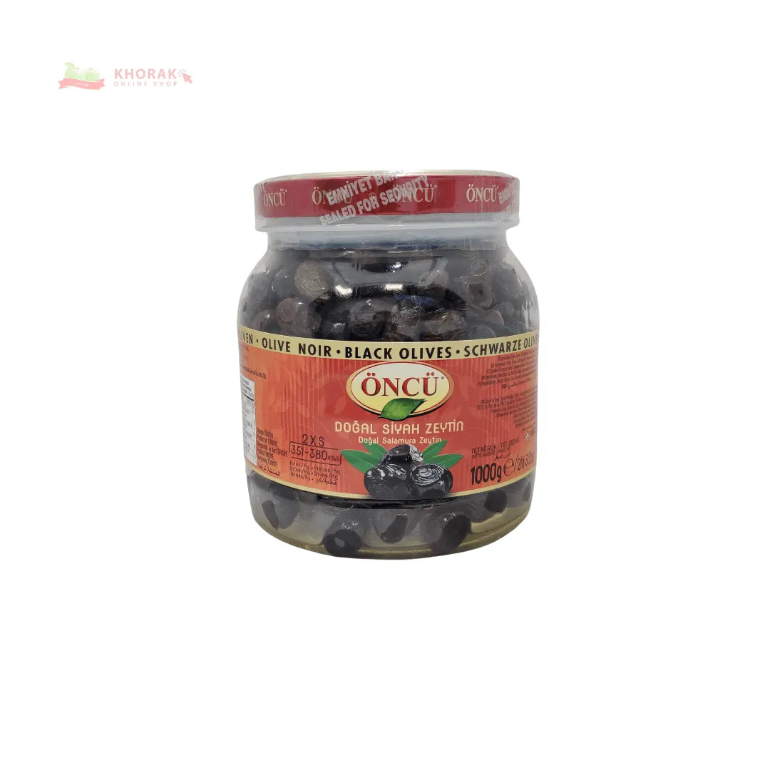 Oncu black olives 2xs 351-380 1kg – Khorak Supermarket