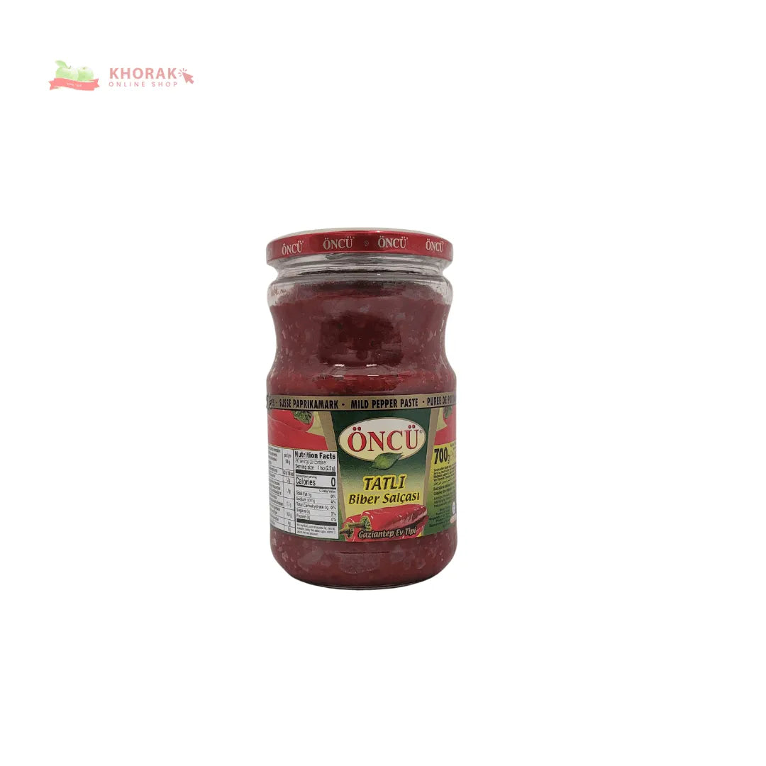 Oncu mild pepper paste 700g – Khorak Supermarket