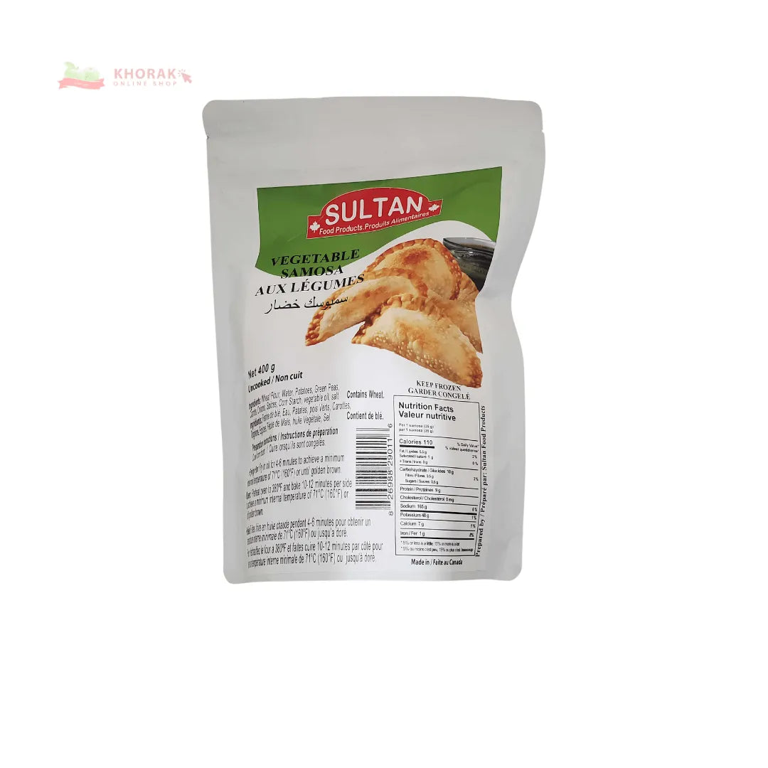Sultan vegetable samosa 400g – Khorak Supermarket