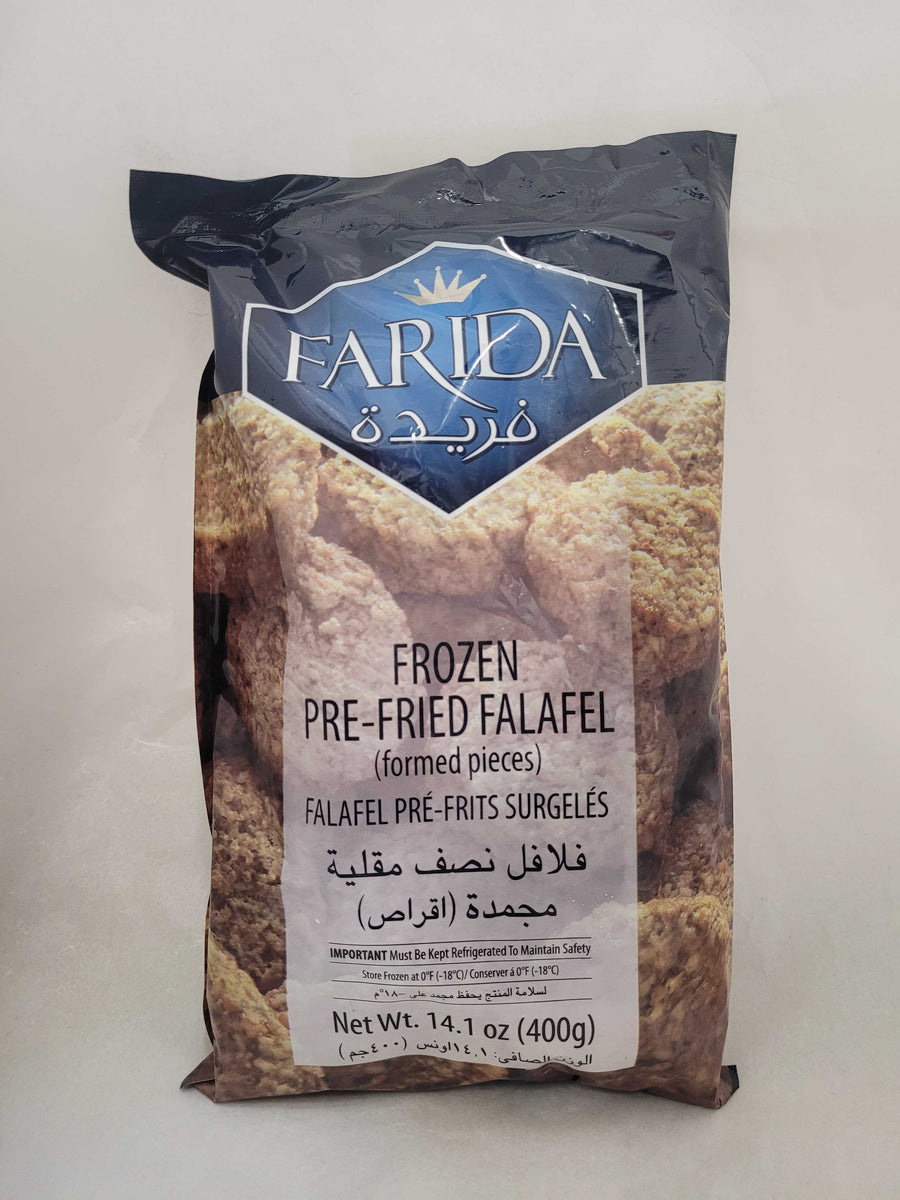 Farida Frozen Pre-Fried Falafel 400g | Ready-to-Heat Middle Eastern Snack