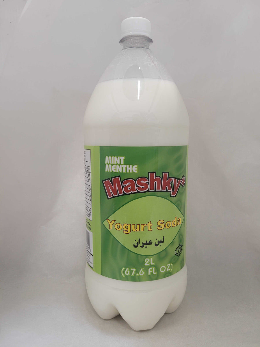 Mashky Mint Yogurt Soda 2L – Family Size Traditional Persian Doogh ...