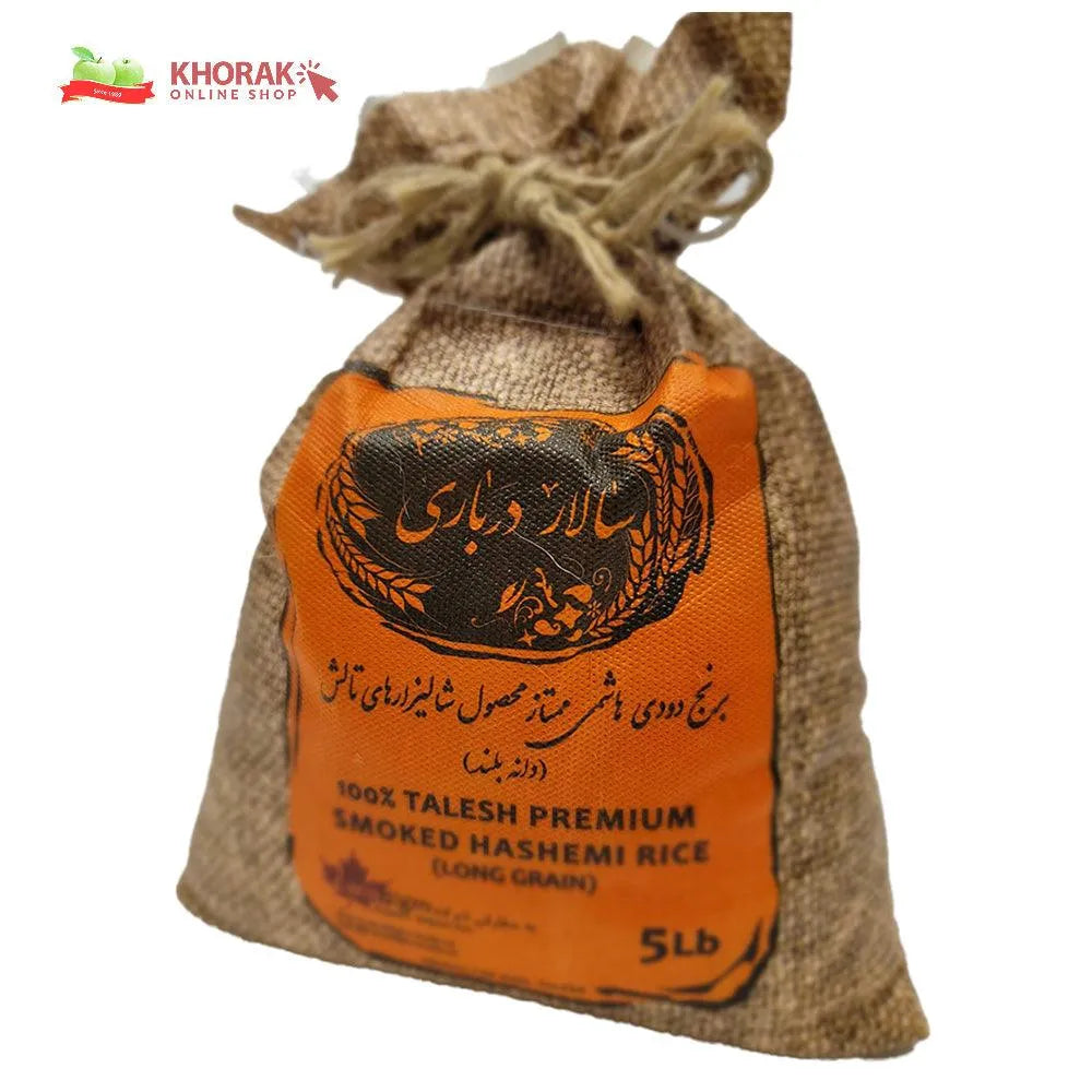 Salar Darbari Smoked Talesh Premium Hashemi Long Grain Iranian Rice 5