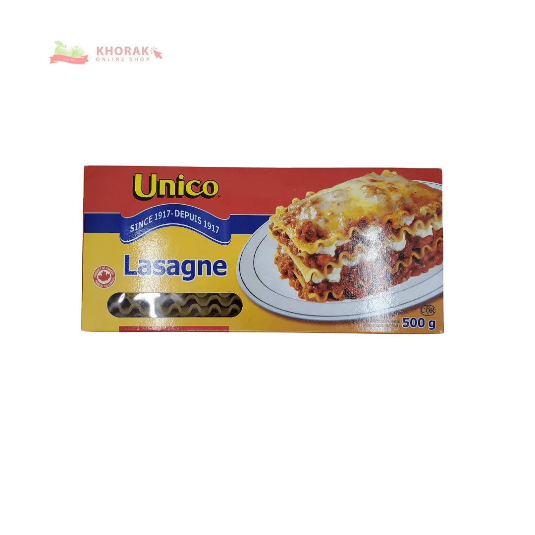 Unico lasagne 500 g – Khorak Supermarket