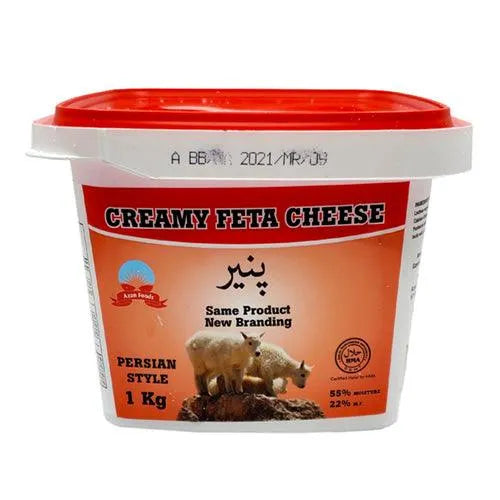 Azan Food Creamy Feta Cheese 1 kg