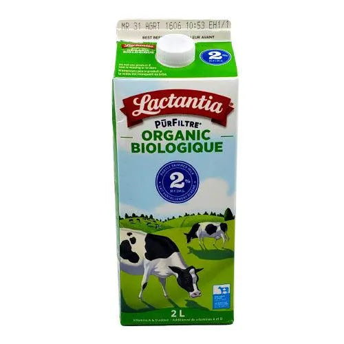 Lactantia Organic Milk (2%) 2 L – Khorak Supermarket