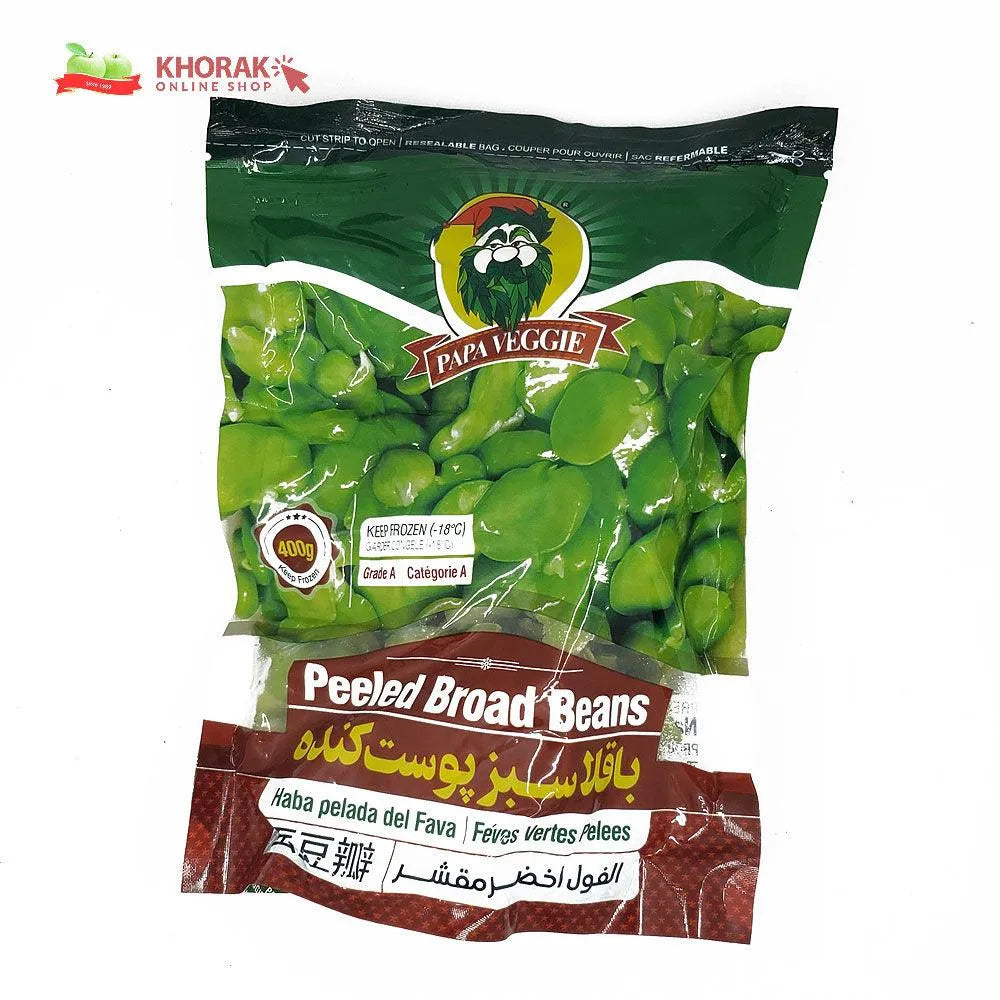 Papa Veggie Peeled broad beans 400 g – Khorak Supermarket