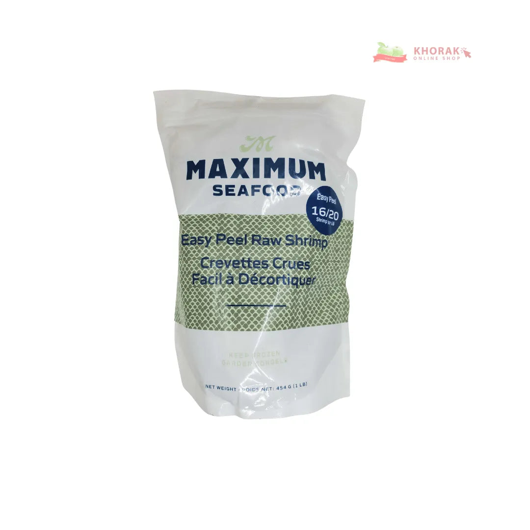 Maximum seafood easy peel raw shrimp 1 LB – Khorak Supermarket