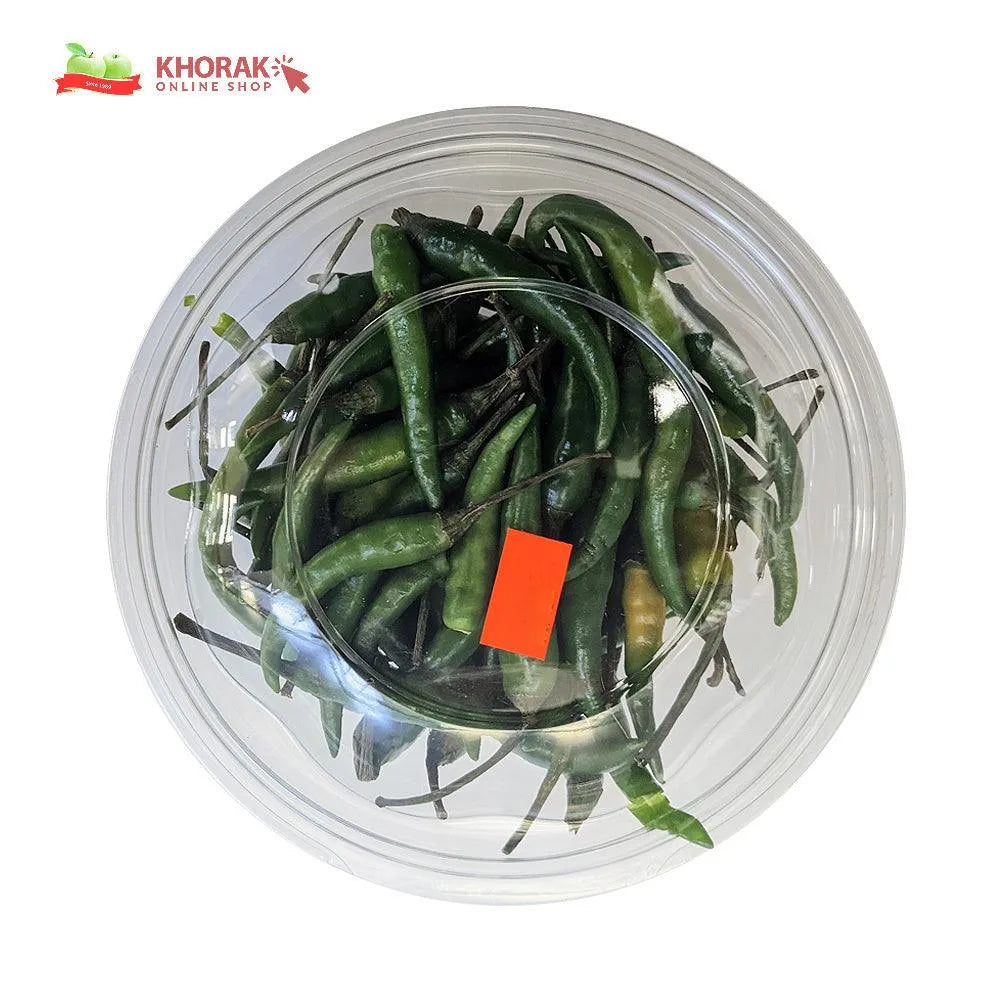 Green chili pepper (Sold in packages)